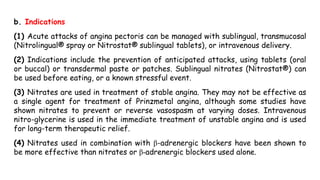 Angina drugs used | PDF