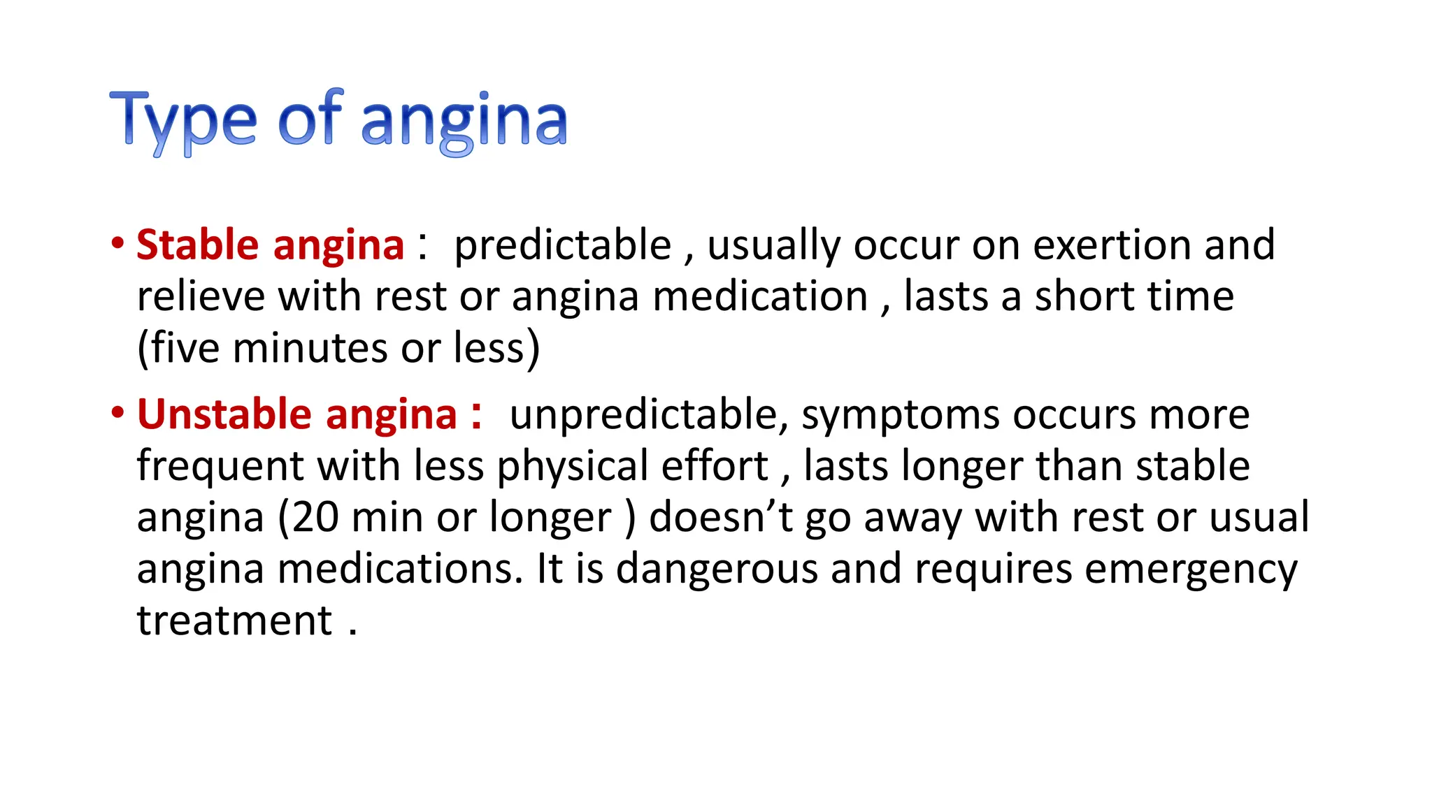 angina M & A. Medical surgical nursing . | PPTX