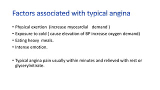 angina M & A. Medical surgical nursing . | PPTX