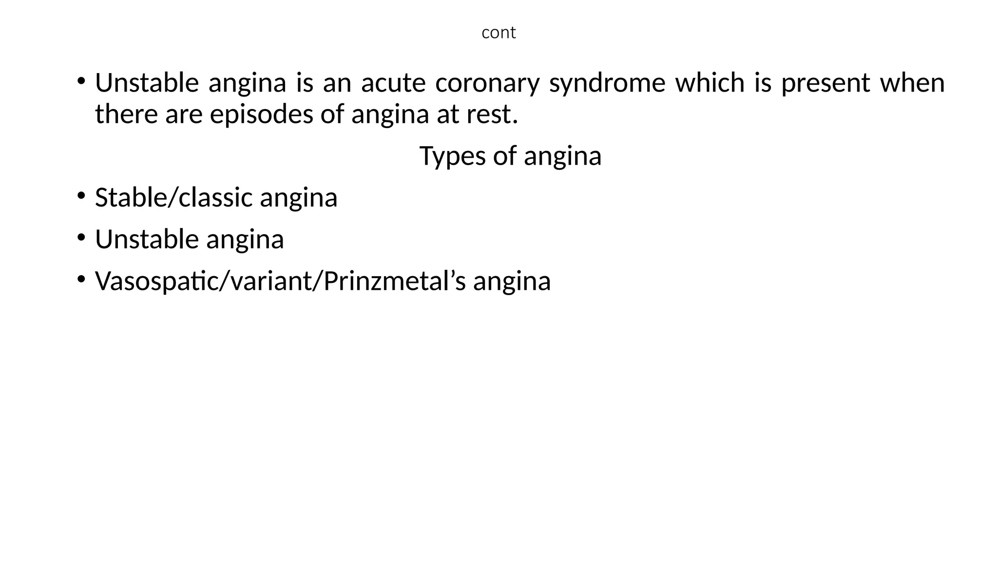Angina main and its pharmacotherapy, mechanism of action. | PPT