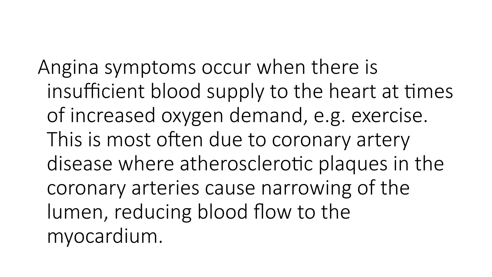 angina pectoralis , diagnosis, treatment | PPT