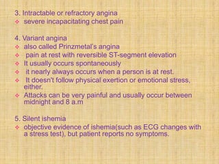 Angina pectoris | PPT