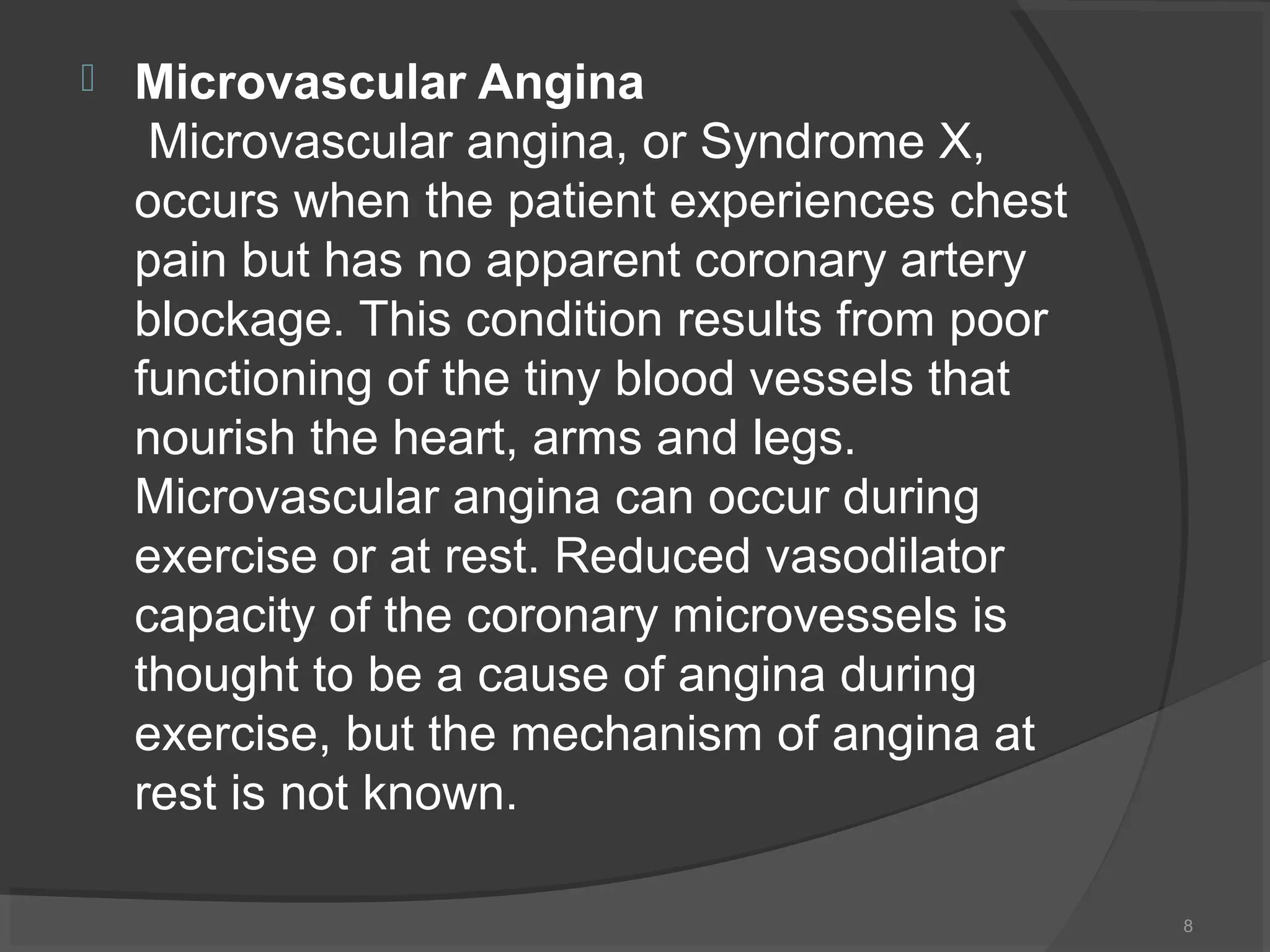 Angina pectoris | PPT