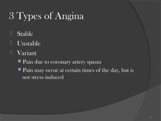 Angina pectoris | PPT