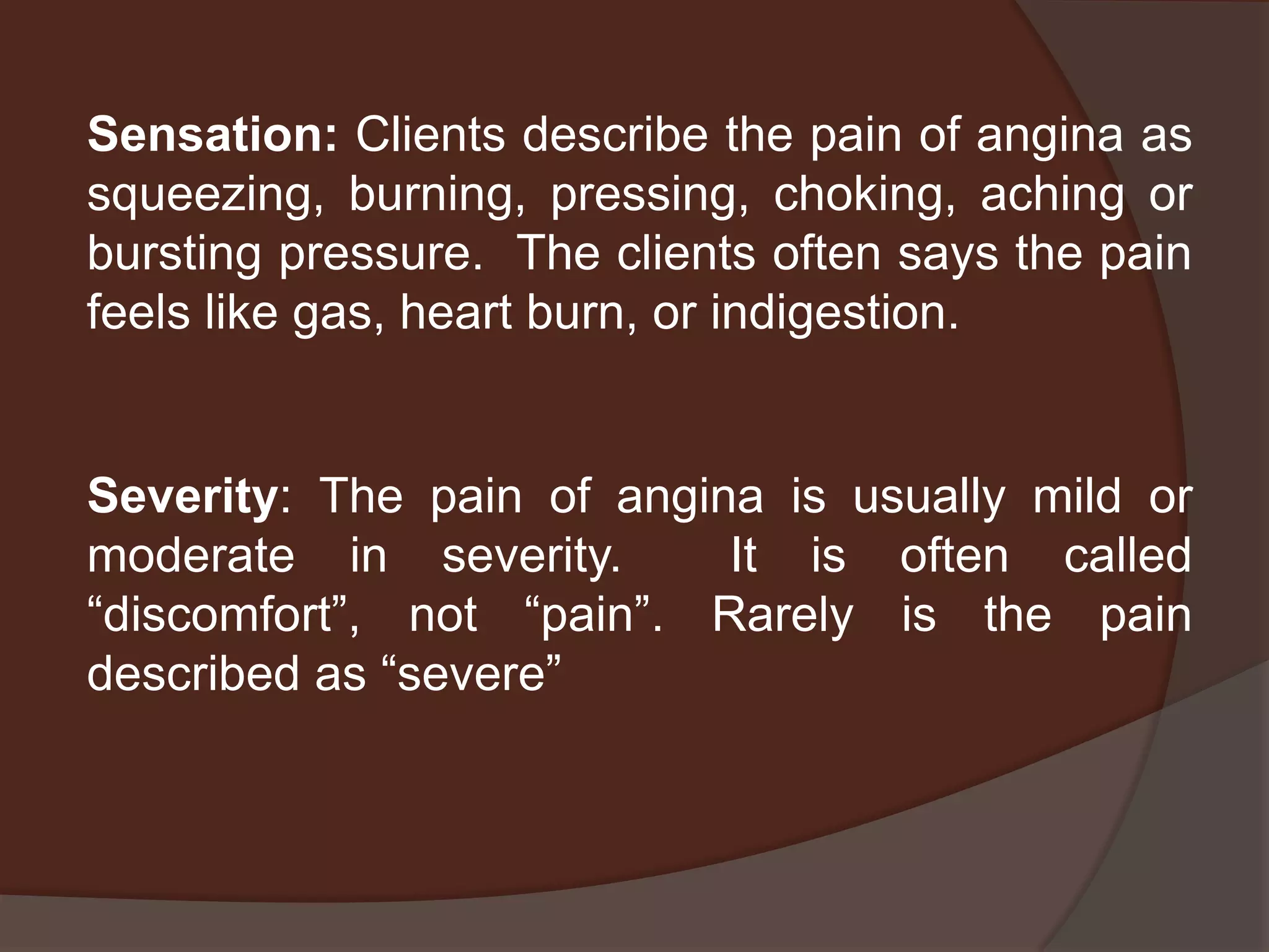 Angina pectoris | PPTX