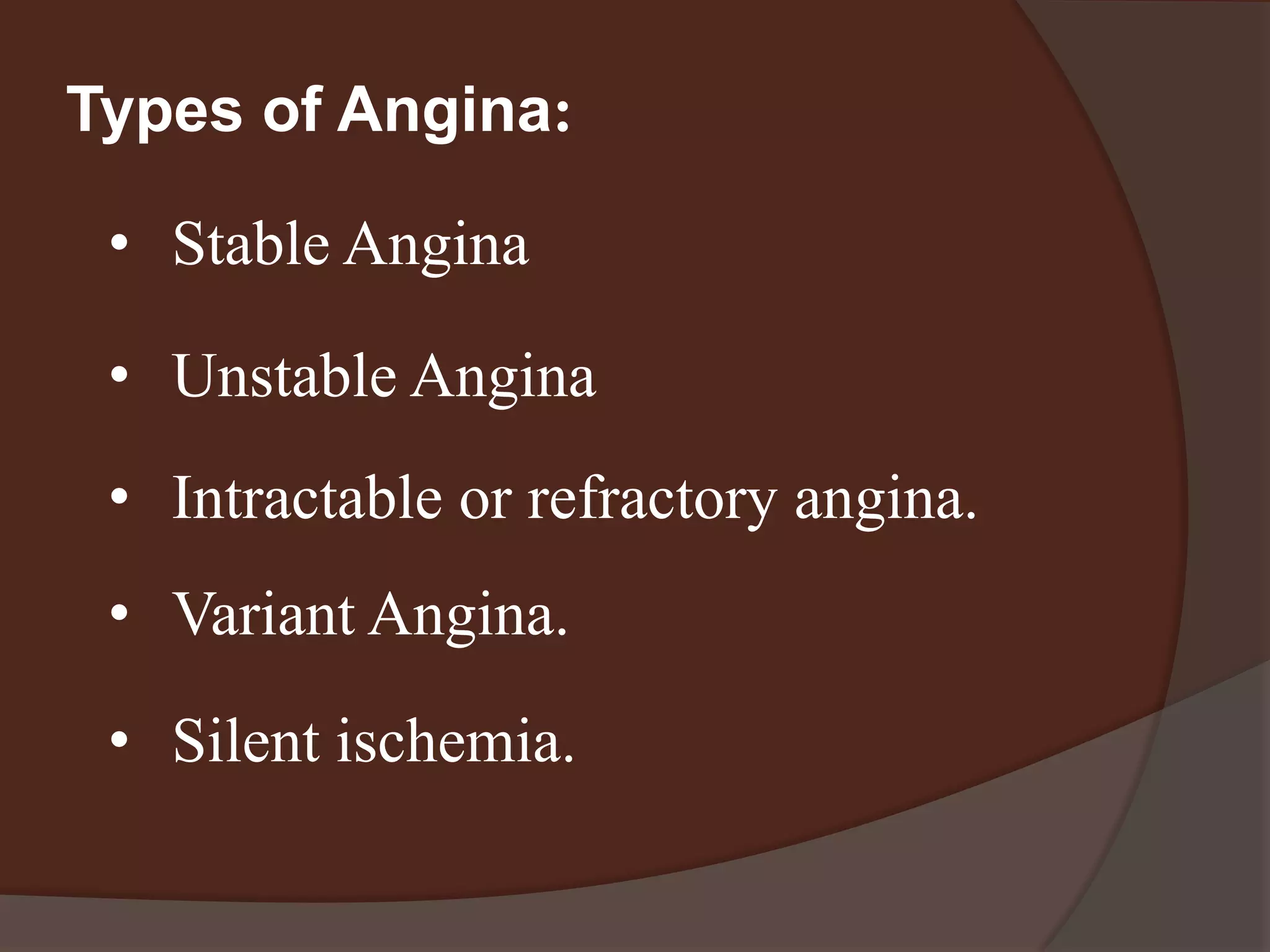 Angina pectoris | PPTX