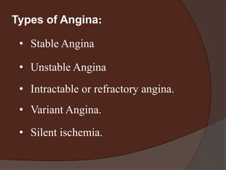 Angina pectoris | PPT