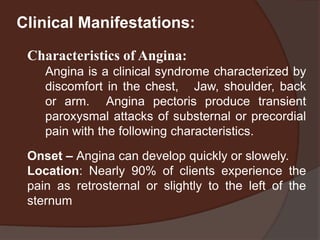 Angina pectoris | PPT