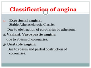 Angina pectoris | PPT | Heart and Cardiovascular Diseases | Diseases ...