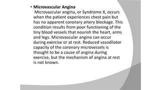 Angina pectoris | PPTX