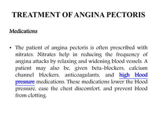 Angina pectoris : causes, symptoms, diagnosis and treatment | PPTX