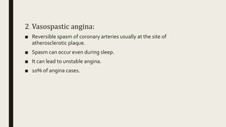 Angina pectoris | PPT