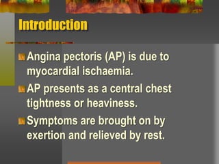 Angina pectoris | PPT