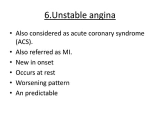 Angina pectoris | PPT