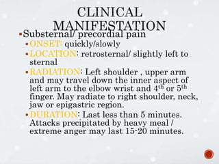 Angina pectoris | PPTX