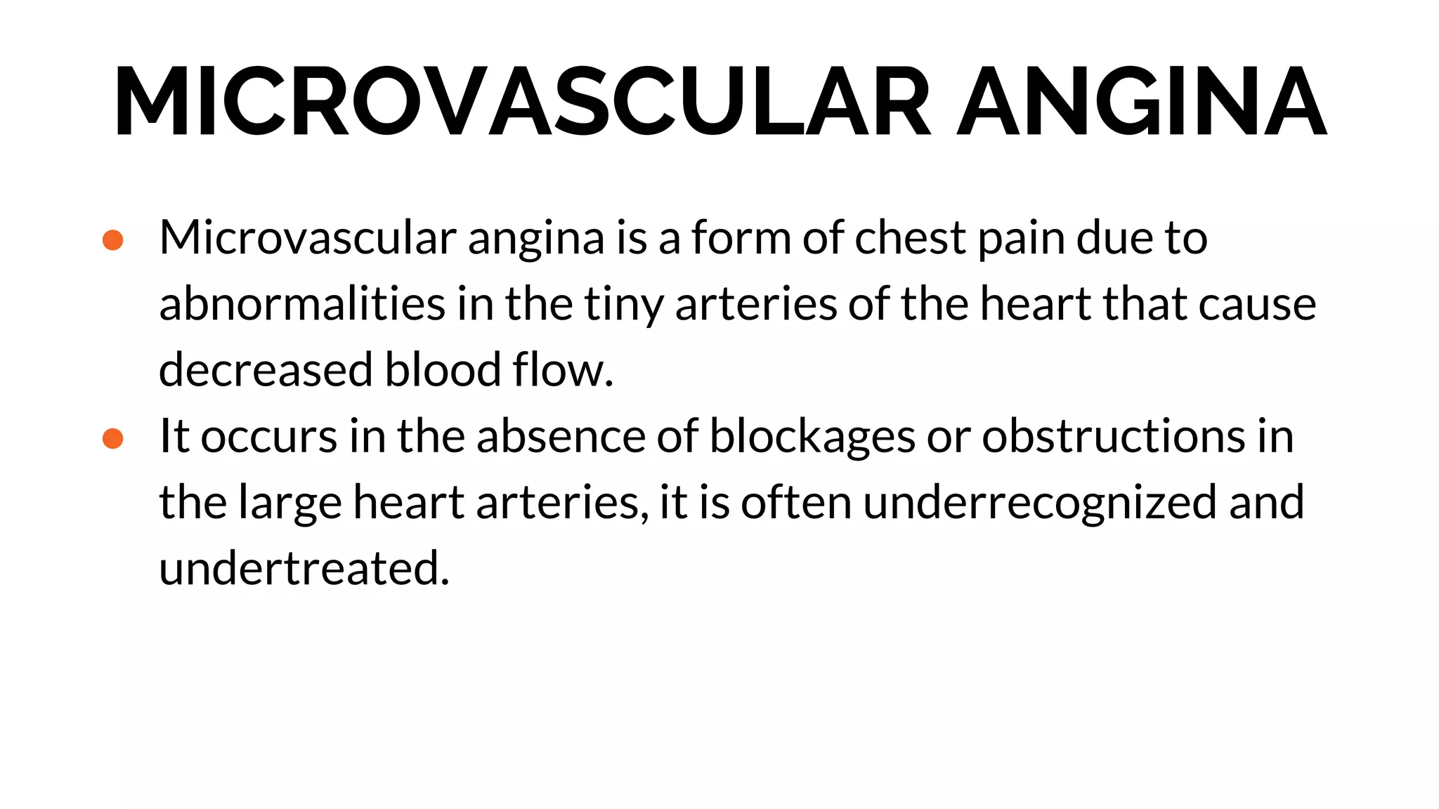 Angina pectoris (chest pain) | PPTX