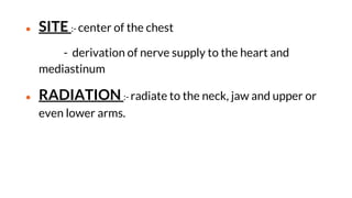 Angina pectoris (chest pain) | PPTX