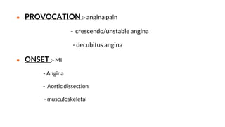 Angina pectoris (chest pain) | PPT