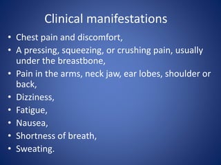 Angina pectoris presentation | PPTX