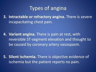 Angina pectoris presentation | PPTX
