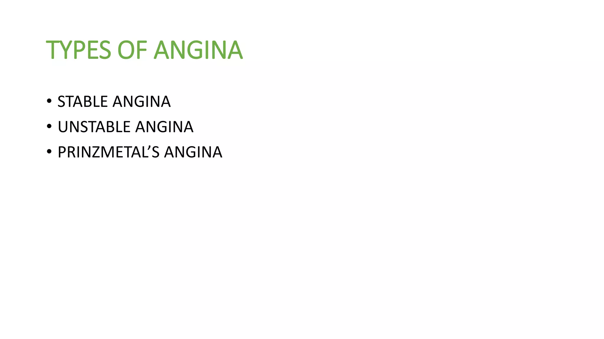 Angina pectoris | PPTX