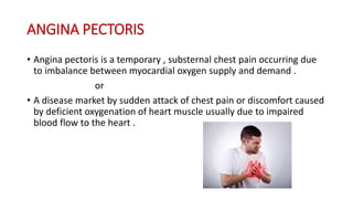 Angina pectoris | PPTX | Heart and Cardiovascular Diseases | Diseases ...