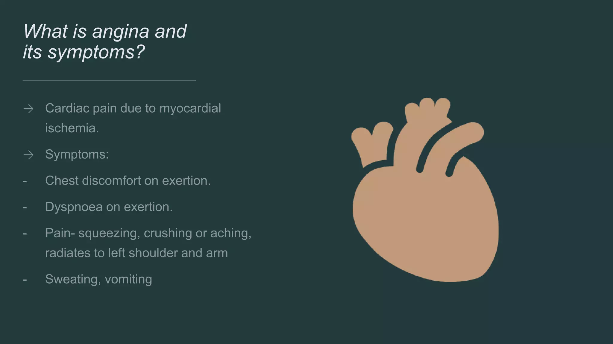 ANGINA PECTORIS | PPTX