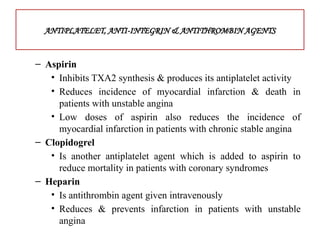 Angina Pectoris by pharmacology lecturers | PPTX