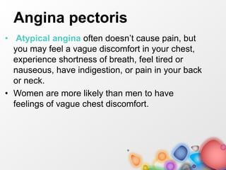 Angina pectoris by student at ahram canadian university | PPT