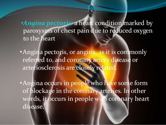 Angina pectoris
