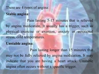 Angina pectoris ppt | PPTX