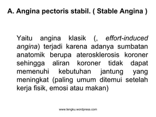 Angina pectoris preasentation | PPT