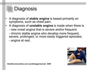Angina pectoris presentation | PPT