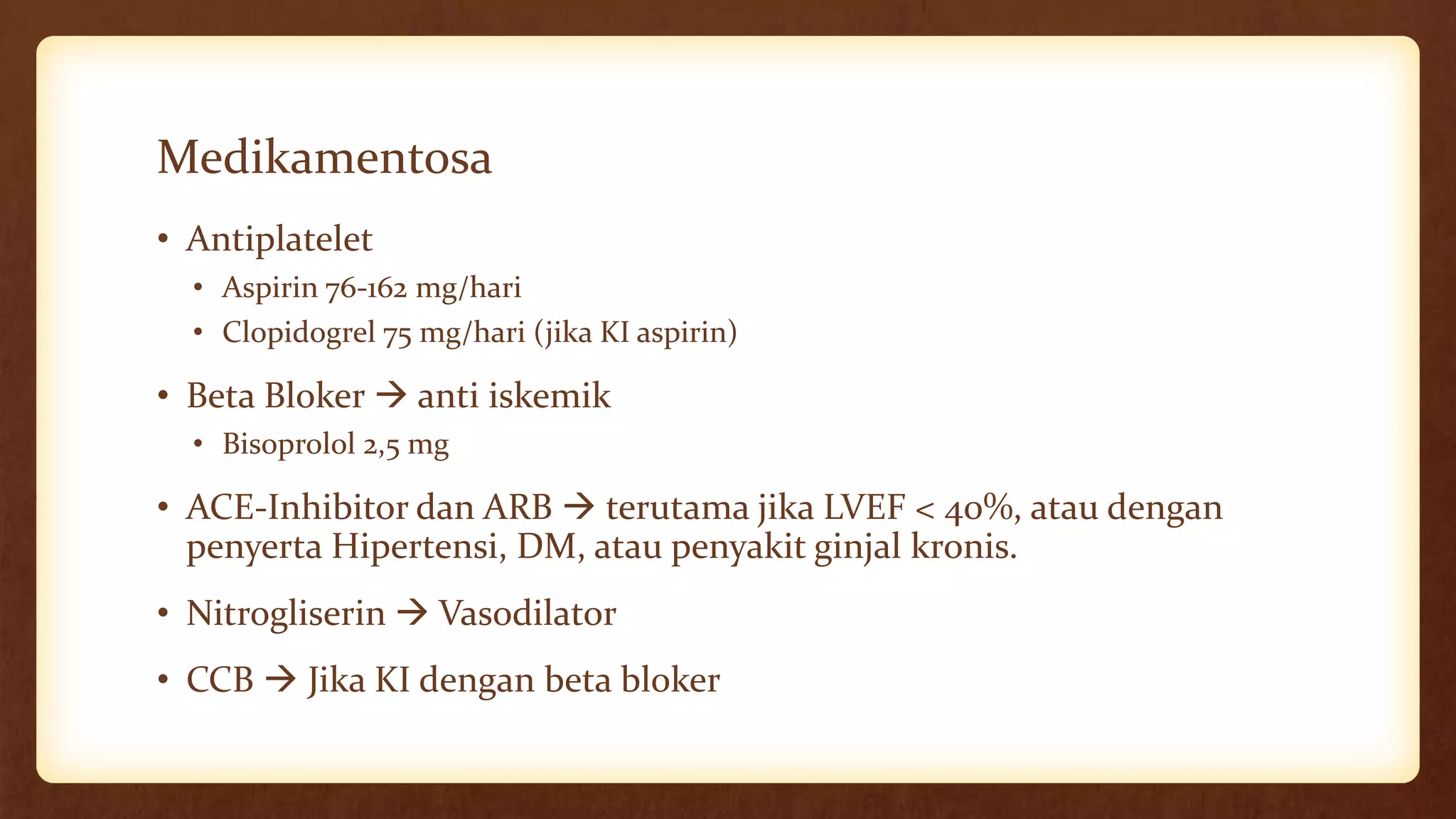 Angina pectoris stabil | PPTX