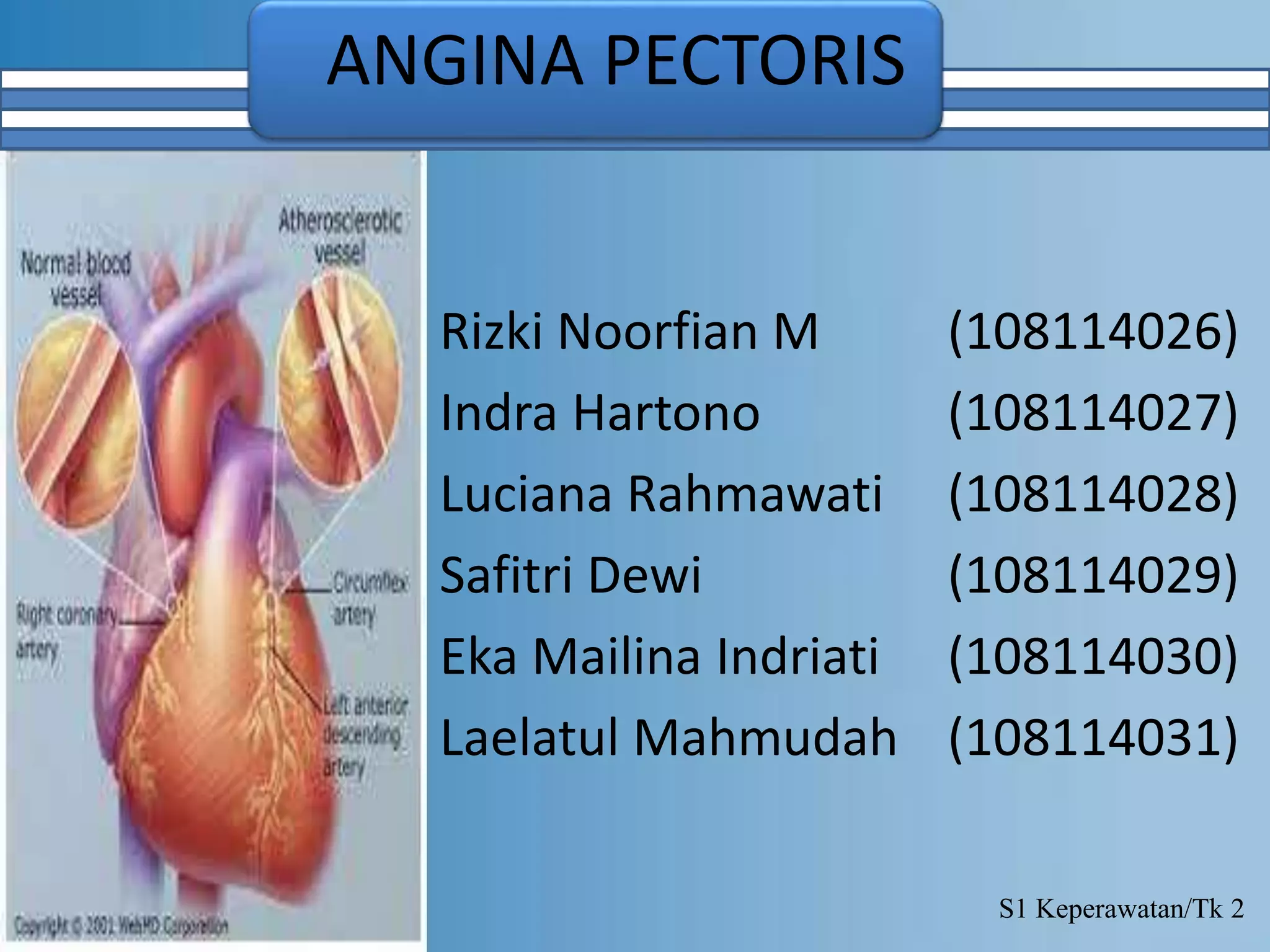Angina pektoris | PPTX