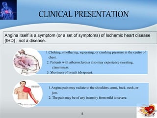 Angina seminar | PPTX