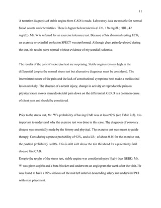 Angina + SOAP note. | DOCX