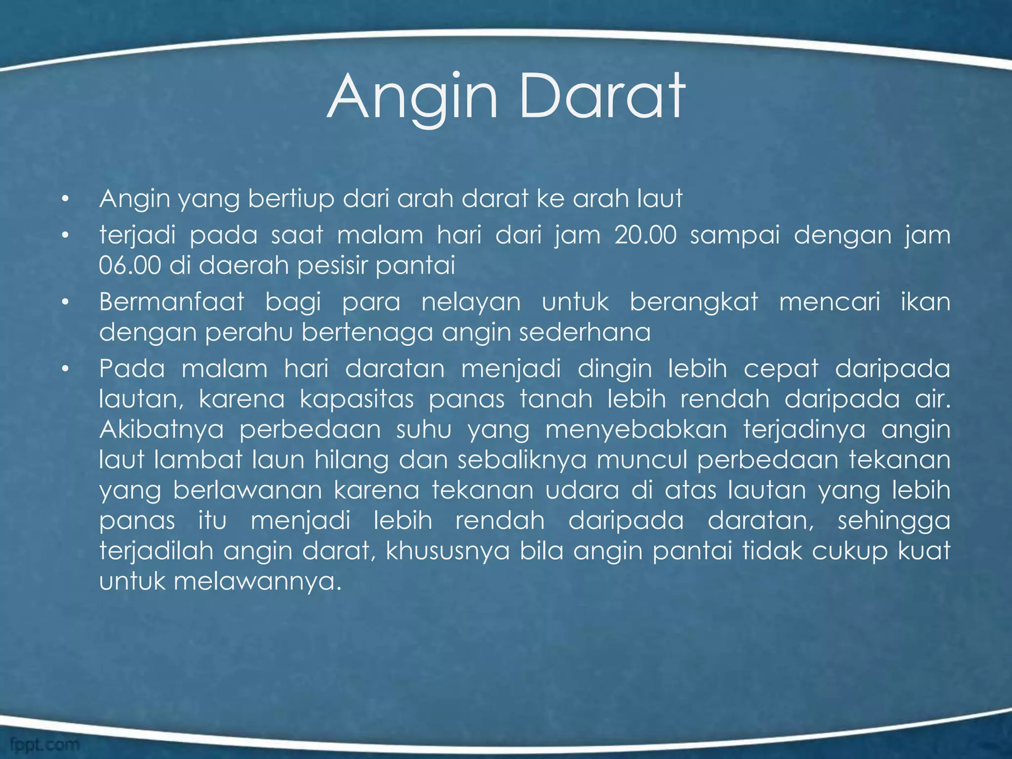 Angin (geografi) kelas X | PPTX
