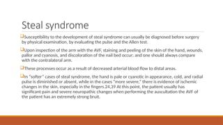 Examination of Arteriovenous fistula for Angioacess | PPT