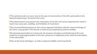 Examination of Arteriovenous fistula for Angioacess | PPT