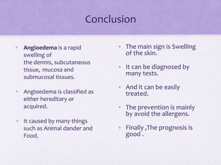 Angioedema | PPTX