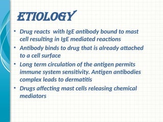 ANGIOEDEMA and DRUG ALLERGY Fluid accumulation in skin and submucosa | PPT