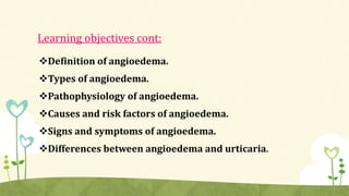 Angioedema | PPTX