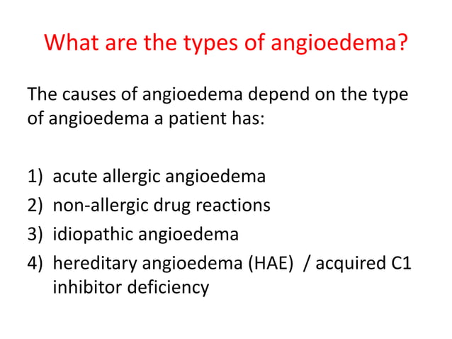 Angioedema | PPTX