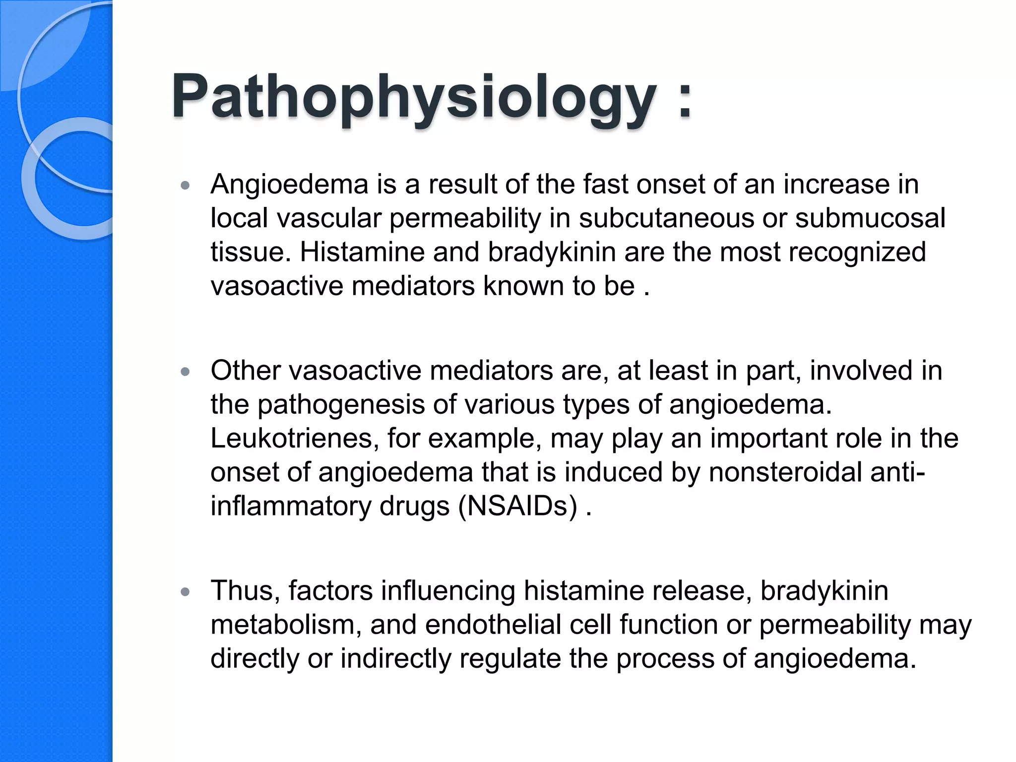 Angioedema | PPTX