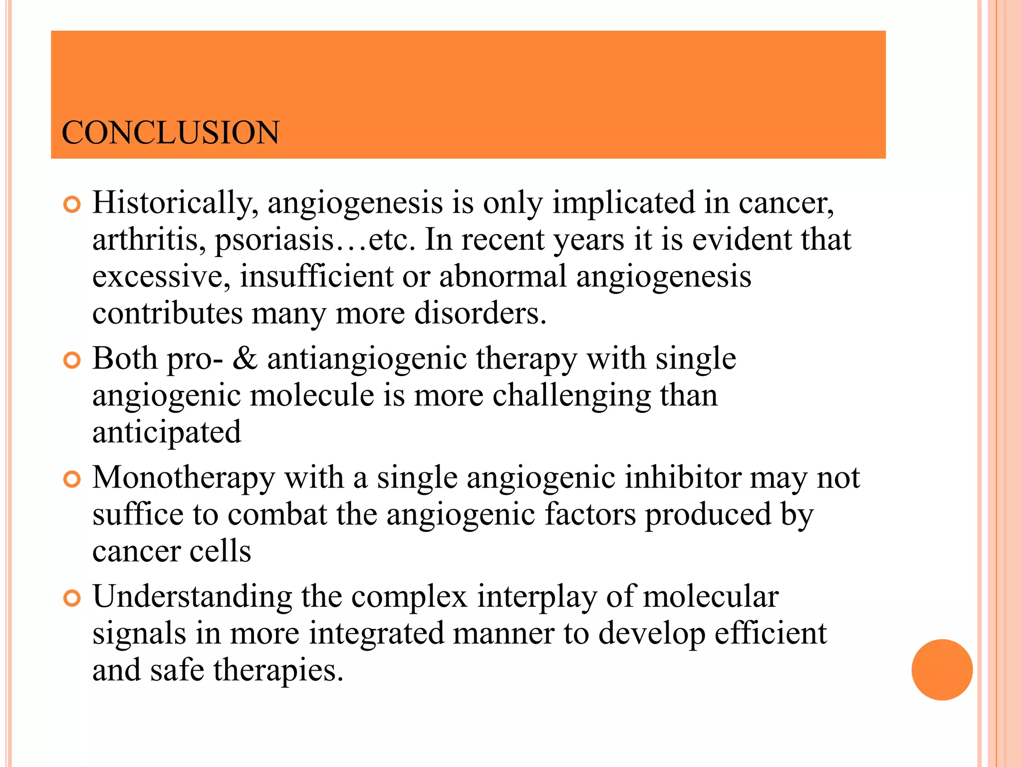 Angiogenesis in health and disease | PPTX