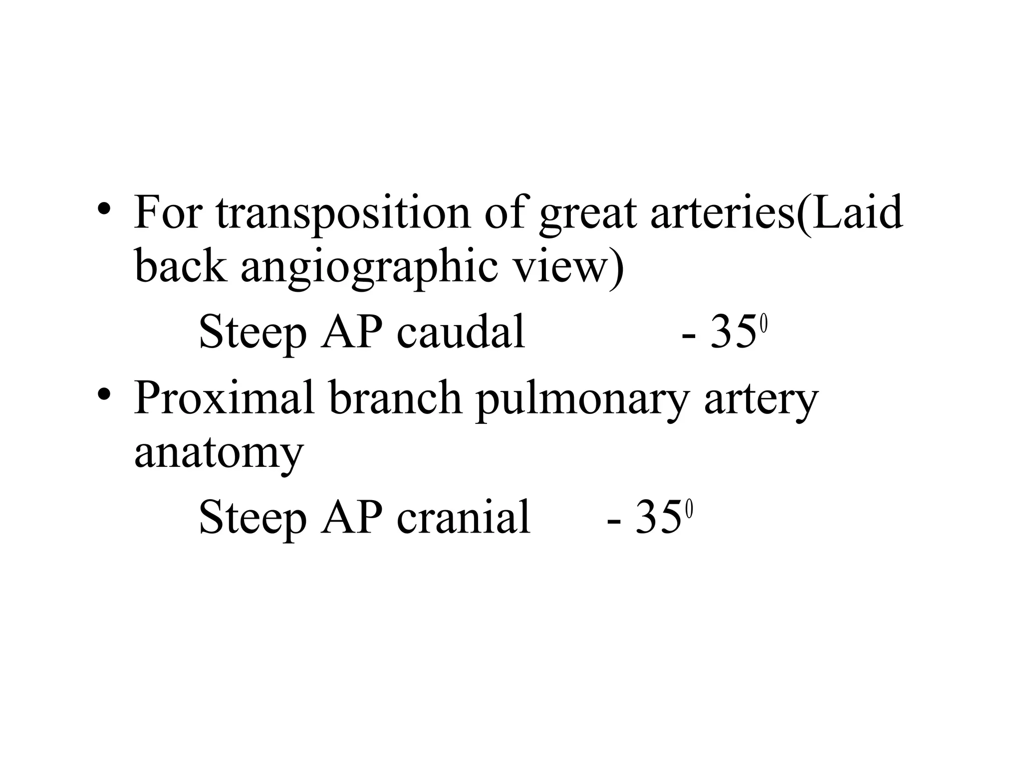 Angiographic projections | PPT