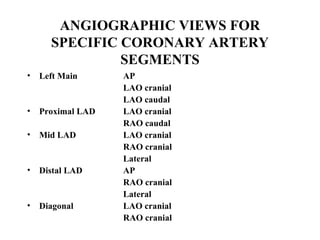 Angiographic projections | PPT