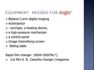 Angiography | PPTX