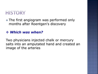 Angiography | PPTX
